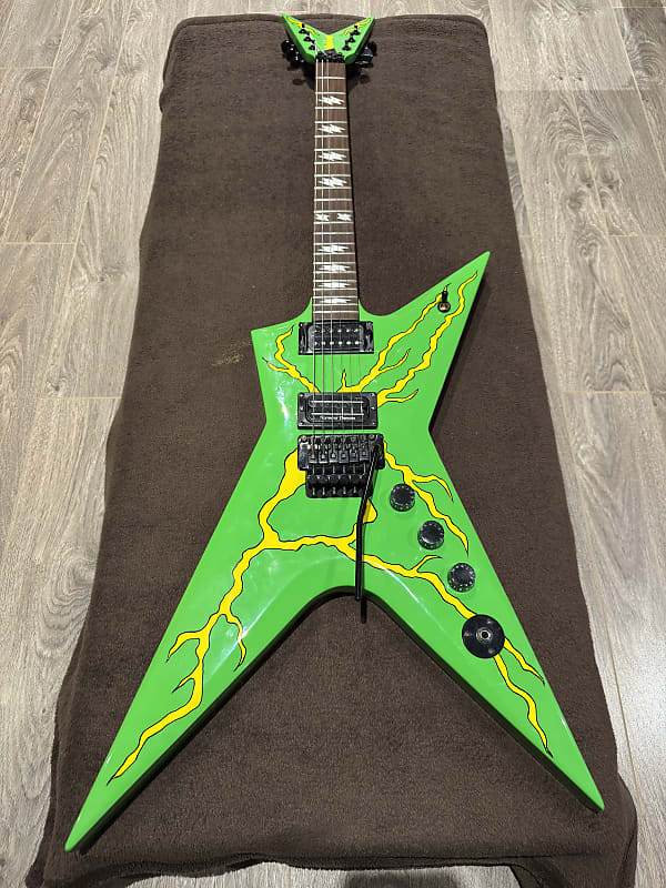 Washburn Dime Stealth 2ST Painted in Slimebolt | Reverb