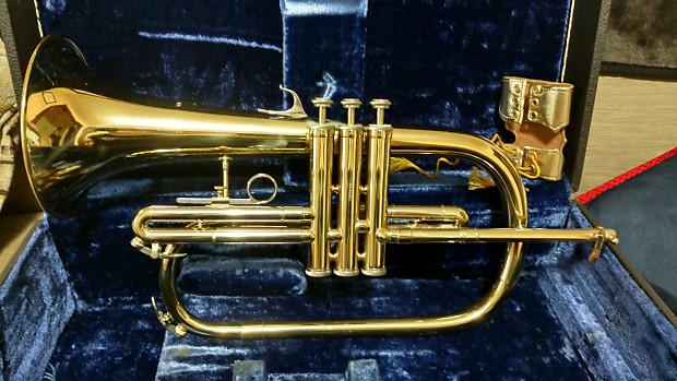 Blessing Artist Flugel Horn with Bach Mouthpiece and case | Reverb