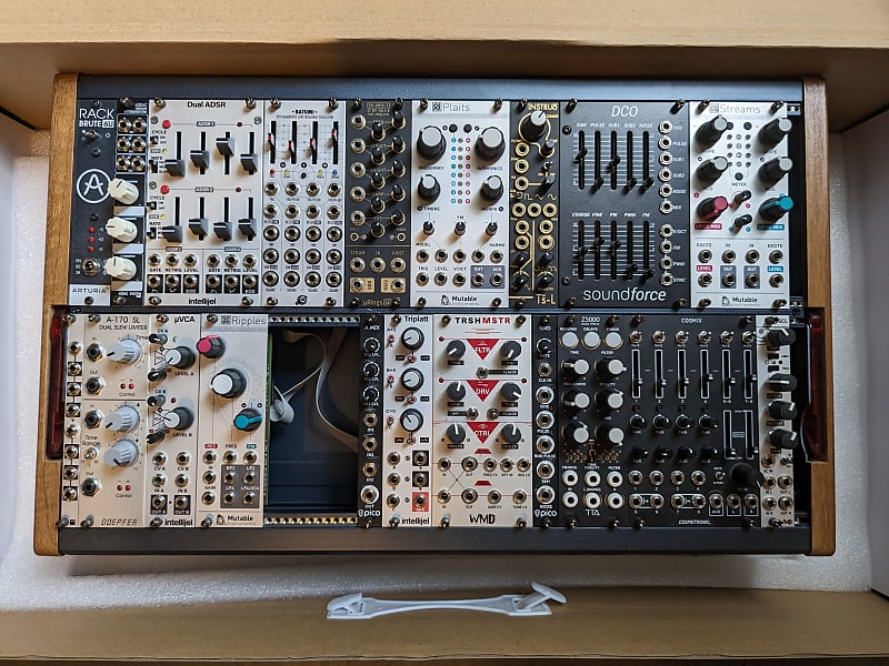 Rackbrute 6U Powered Eurorack Case w/4K€ of Amazing Modules! | Reverb