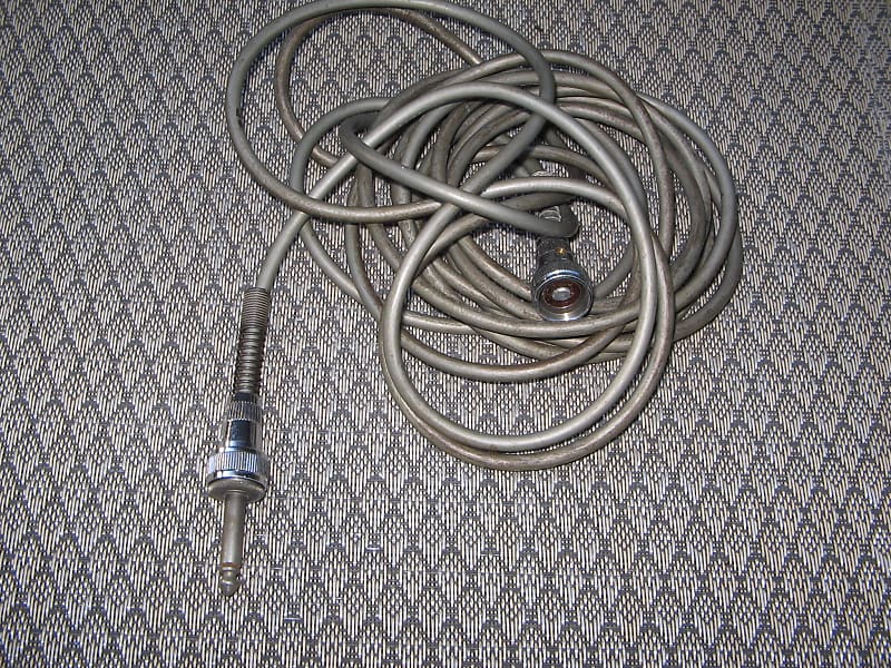 Vintage Screw-in type Microphone Cable 5/8" | Reverb