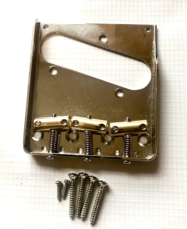 Joe Barden Engineering Telecaster Bridge + Compensated | Reverb