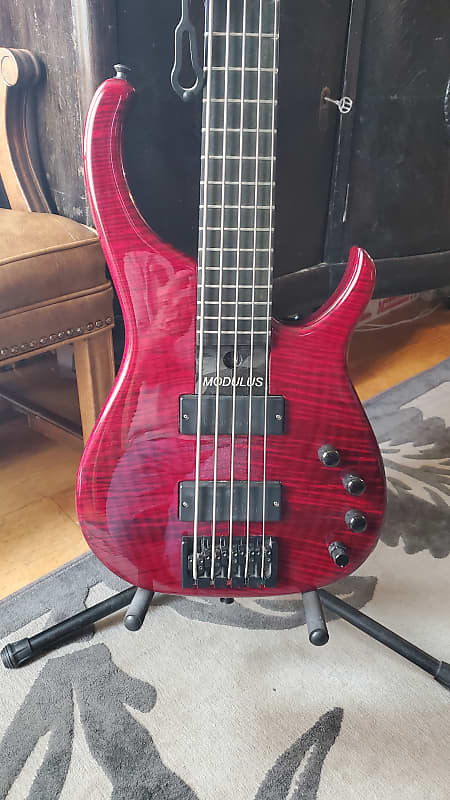 Modulus Graphite Quantum 5 2003 - Velvet Black Cherry Flame | Reverb