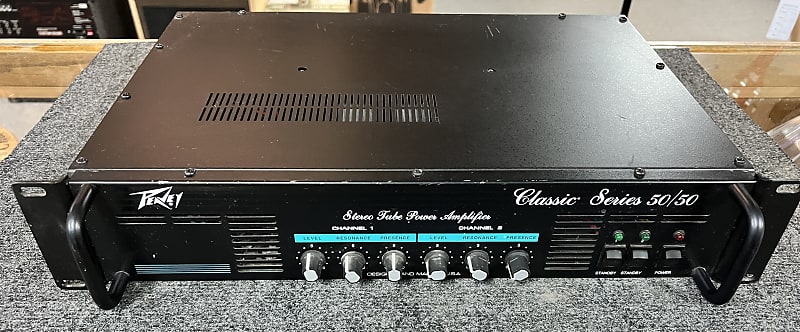 Peavey Classic Series 50/50 Stereo Power Amplifier - Rack | Reverb