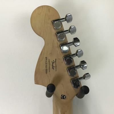 Used Squier PARTSCASTER STRAT Electric Guitars Black | Reverb