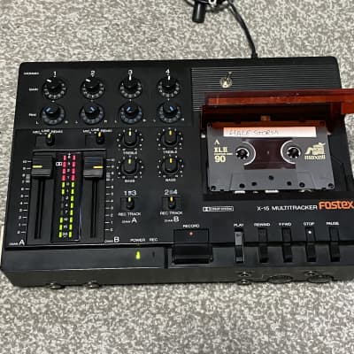 [Rare] FOSTEX X-15 MULTITRACKER Compact 4 TRACK CASSETTE | Reverb UK
