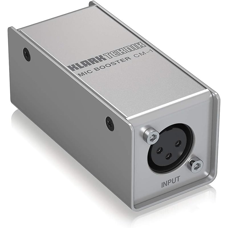 Klark Teknik MIC BOOSTER CM-1 Dynamic Microphone Booster with | Reverb