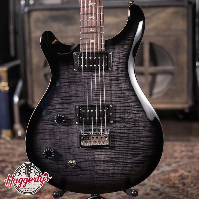 PRS SE 277 Baritone Electric Guitar (Left Handed) - Charcoal | Reverb