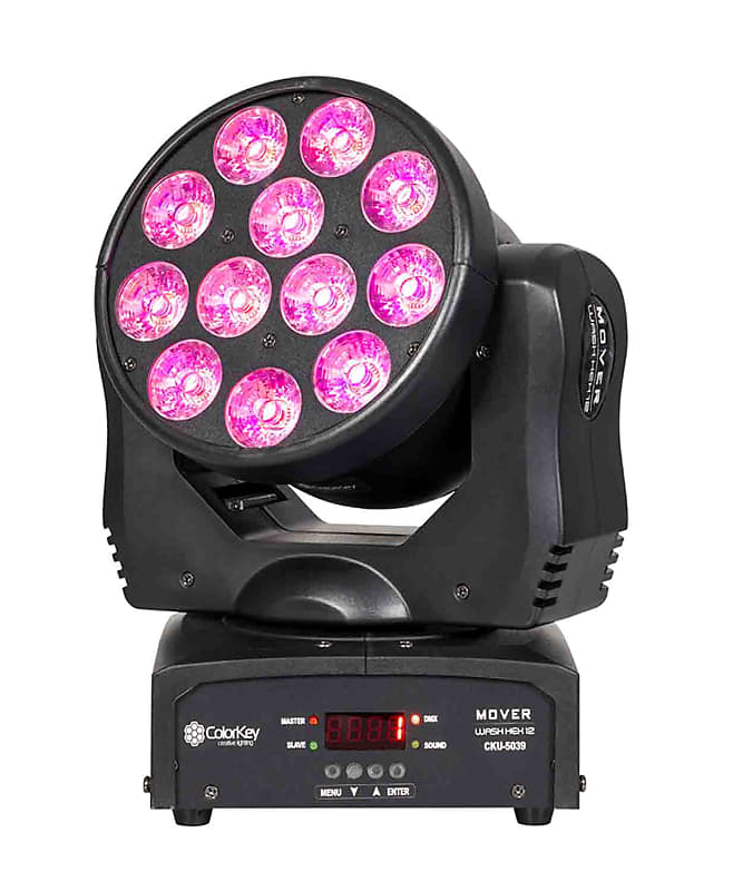 Colorkey CKU-5039 Mover Wash Hex 12, Moving Head Wash Light | Reverb