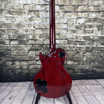 Aria Pro II LP Style Guitar (Circa 1980's) - Red Quilted Top | Reverb