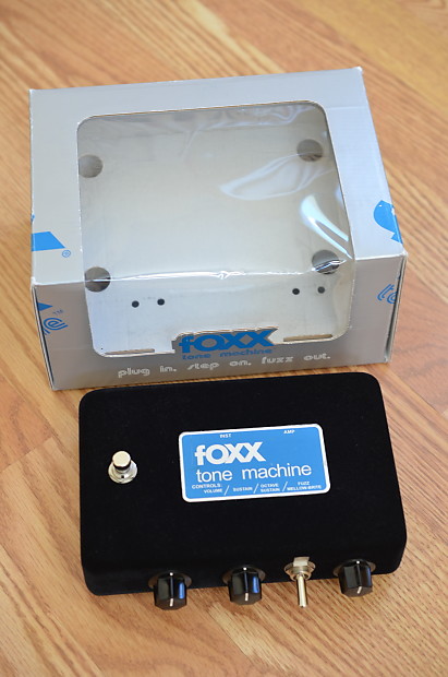 Foxx Tone Machine Reissue Fuzz early-2000s Black | Reverb