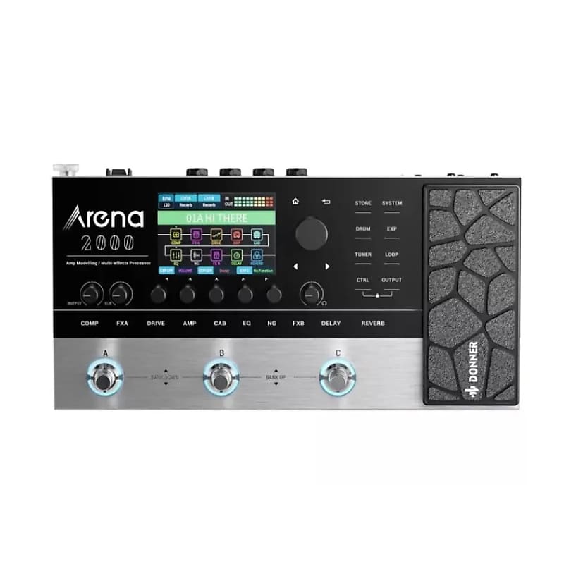 Donner Arena 2000 Multi-Effect Guitar Pedal AMP Modeling | Reverb