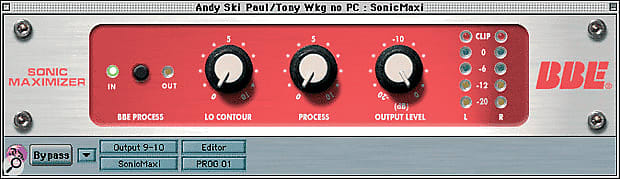 BBE VST SONIC MAXIMIZER | Reverb