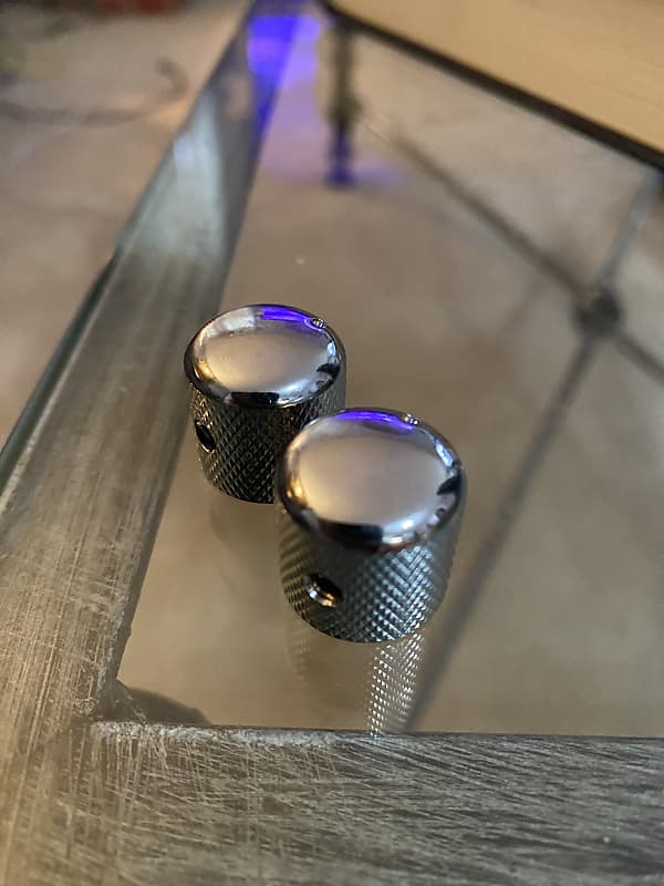 Generic (?) Fender Telecaster Knurled Chrome knobs Telecaster | Reverb