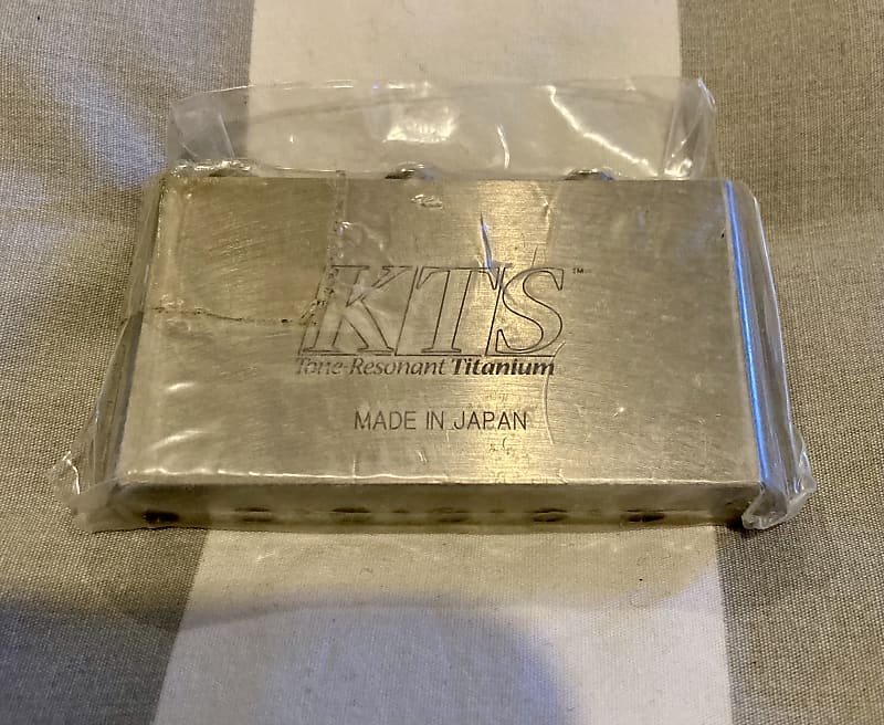 KTS, SR-001, Titanium Tremolo Block for Stratocaster | Reverb
