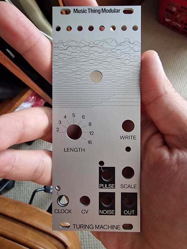 Music Thing Modular Turing Machine - Silver panel (PANEL | Reverb