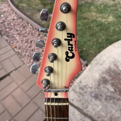 Carlo Robelli Carly Strat 2000's Pink Burst | Reverb