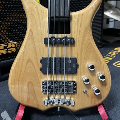 Warwick Infinity 5 Bass Fretless Natural | Reverb