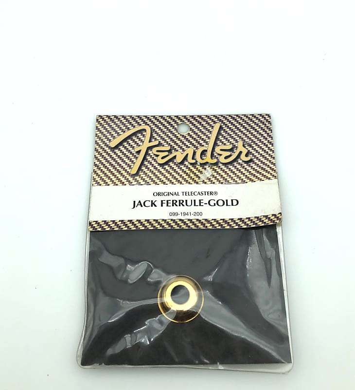 Fender NOS Telecaster Jack Cup Ferrule w/Hardware 1990’s? | Reverb