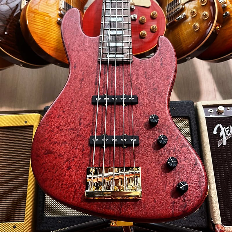 Sadowsky MetroLine JJ 5 LTD 2023 Majestic Red Transparent | Reverb