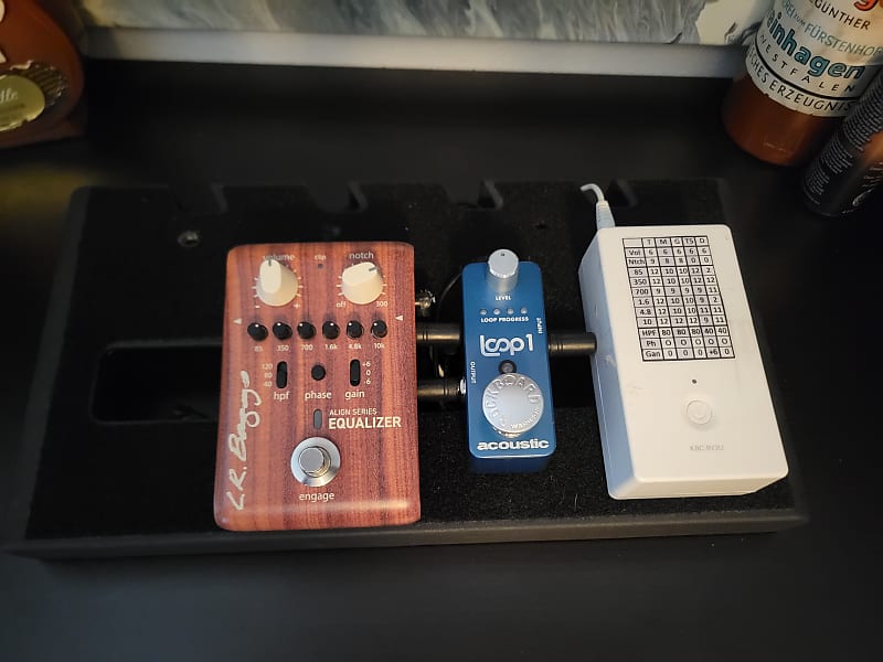 LR Baggs EQ Align, Acoustic Loop 1 Pedal, Sanyo Pedal Juice | Reverb