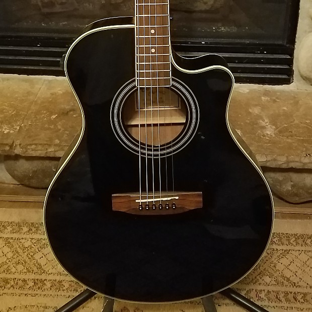 Martin Sigma TB-1B Black 000 Acoustic Guitar | Reverb