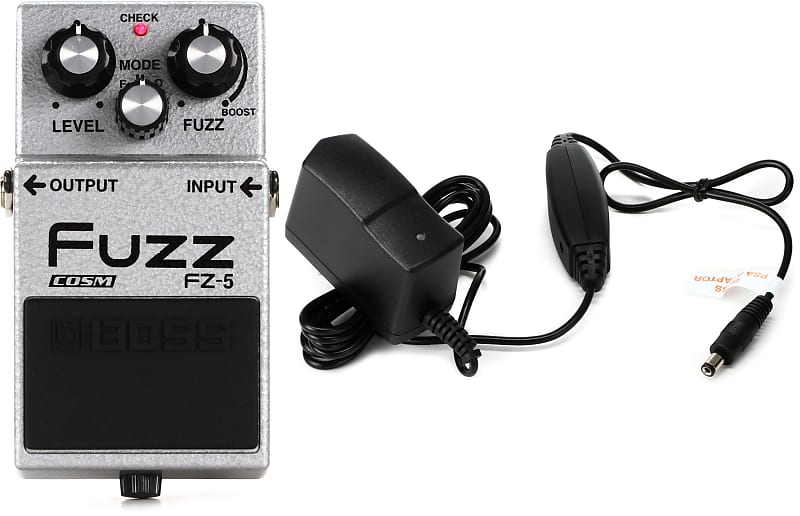 Boss FZ-5 Fuzz Pedal Bundle with Roland PSA-120S 9v 500mA | Reverb