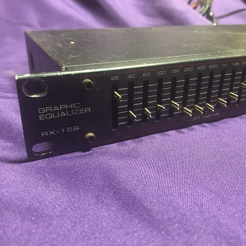 Ross RX-15S Dual 2 Channel 15 Band Graphic Equalizer EQ Rack | Reverb