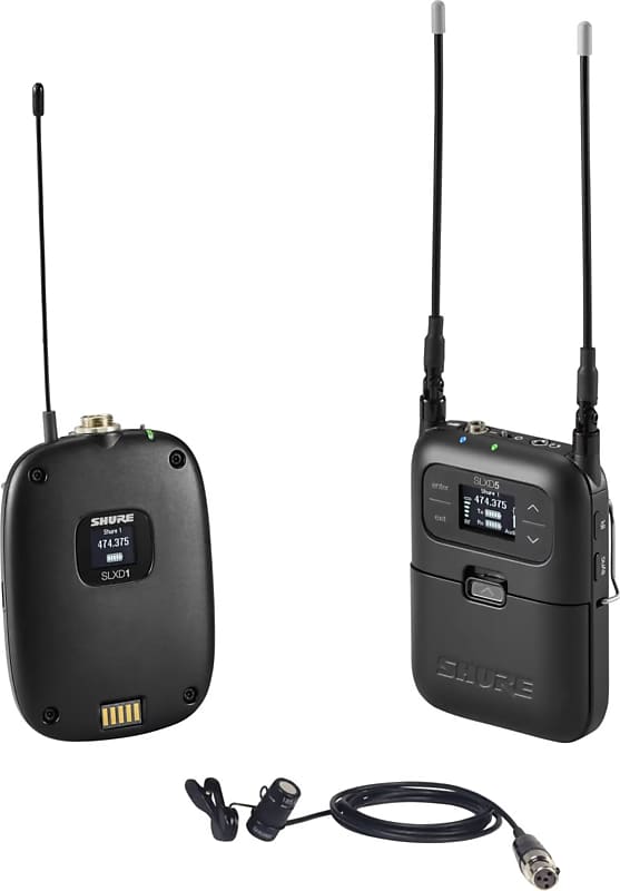 Shure SLXD14/WL85 Lavalier Wireless Microphone System, H55 | Reverb