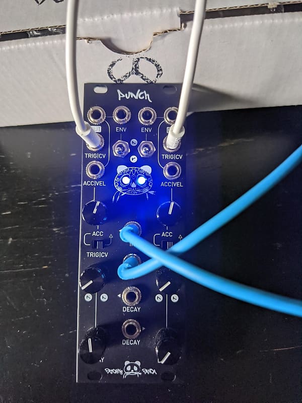 Patching Panda Punch V3 - dual decay envelope / VCA pair | Reverb