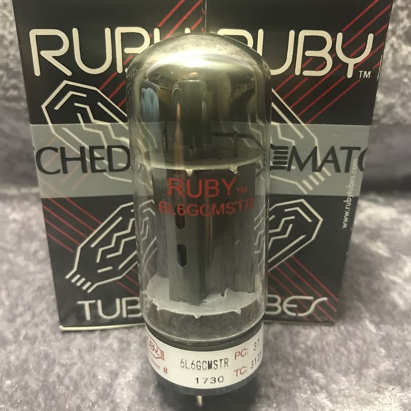 Ruby Tubes 6L6GCMSTR - Matched Pair | Reverb