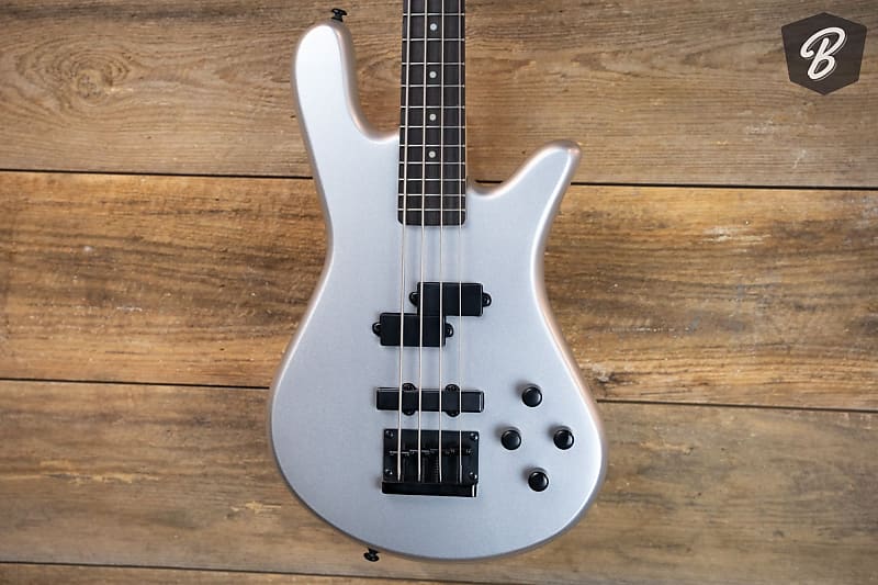 Spector Performer 4-String Bass in Silver | Reverb