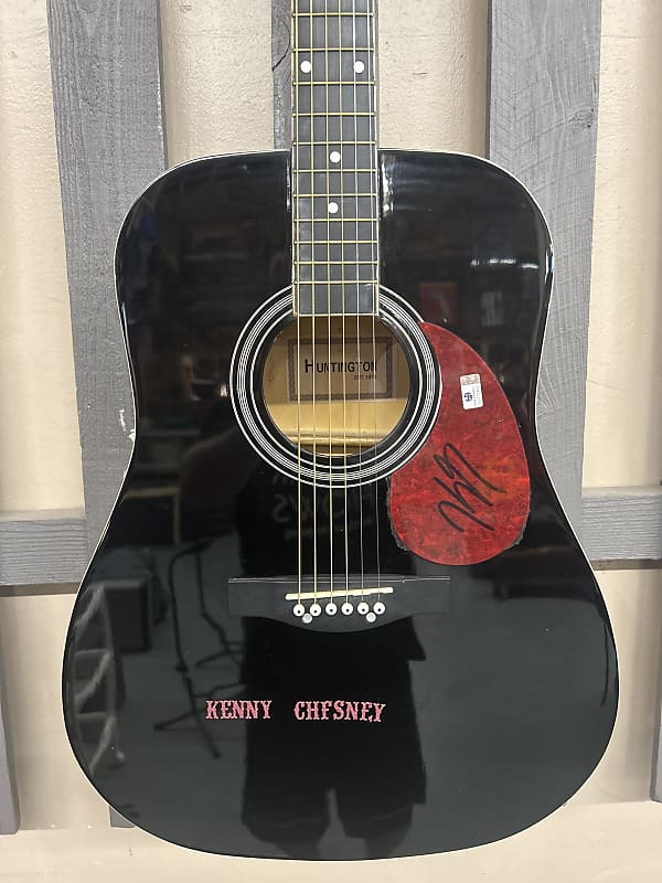 Kenny Chesney Autographed Acoustic Guitar w/COA Global | Reverb