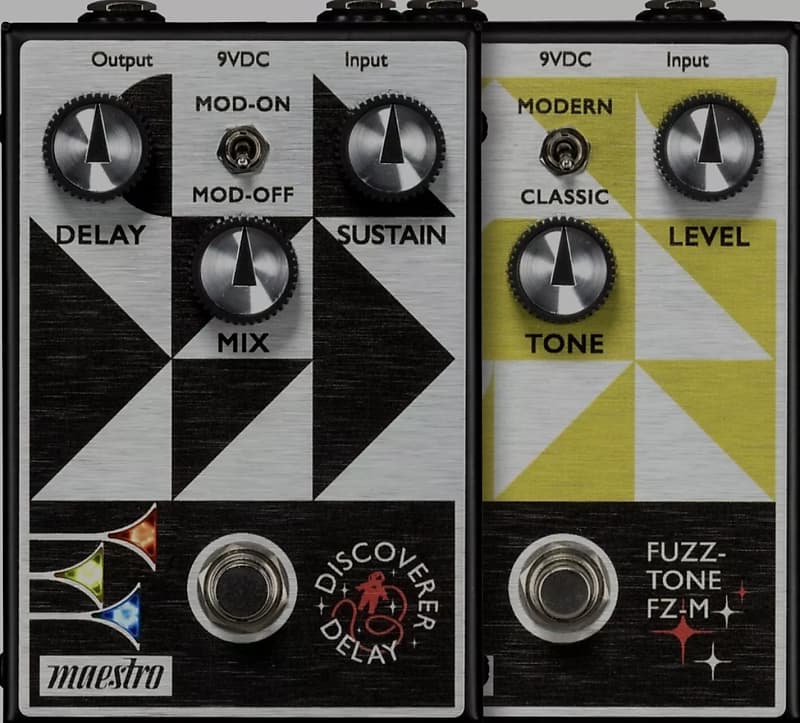 Maestro Fuzz-Tone FZ-M and Discoverer Delay Pedal Bundle | Reverb