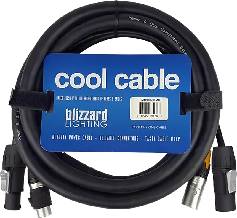 Blizzard Lighting powerCON True 1 Power/3-Pin XLR DMX Combo | Reverb