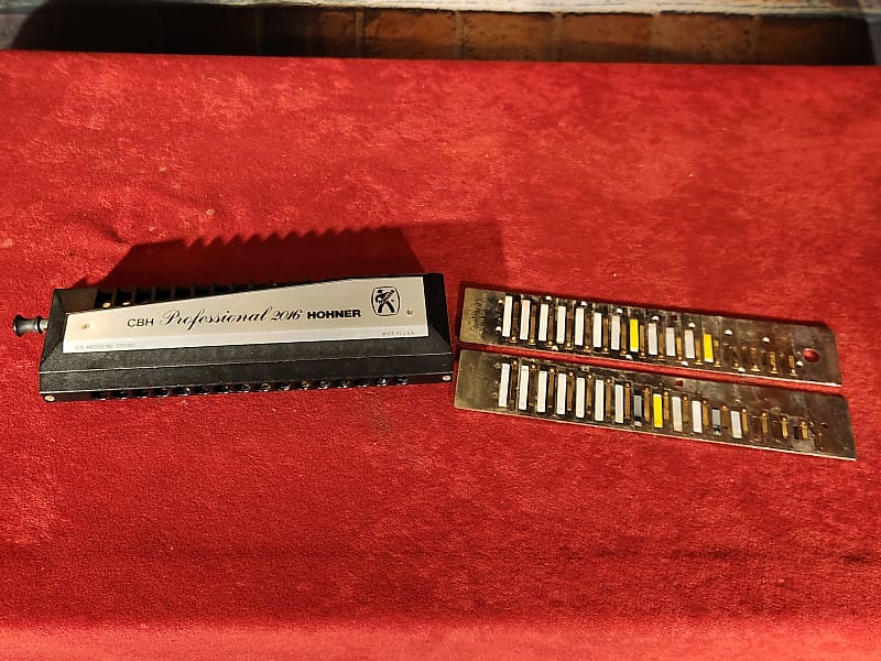 Hohner Professional 2016 CBH Chromatic Harmonica w/ 2 Reeds | Reverb