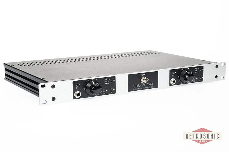 Original V672a Preamp 2-Channel VTC Rack | Reverb