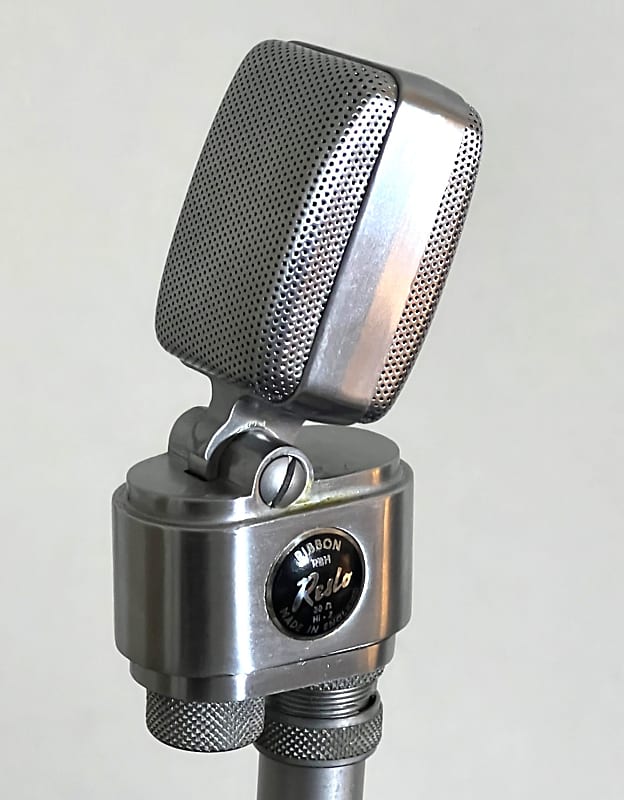 1960's RESLO RBM Ribbon Microphone, working and looking | Reverb