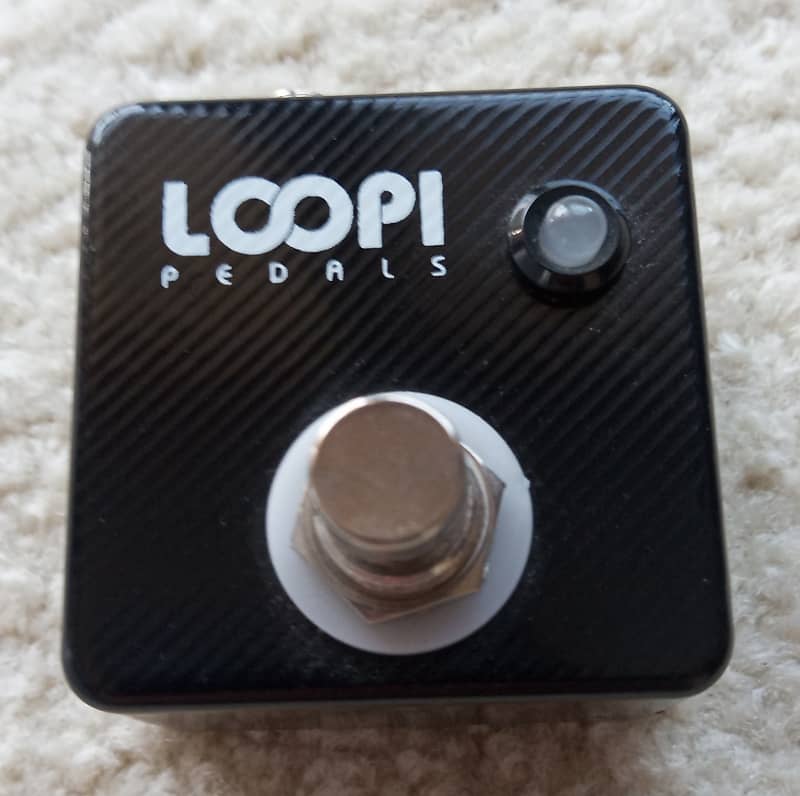 Loopi Micro Latching Footswitch W/ LED - Black | Reverb UK