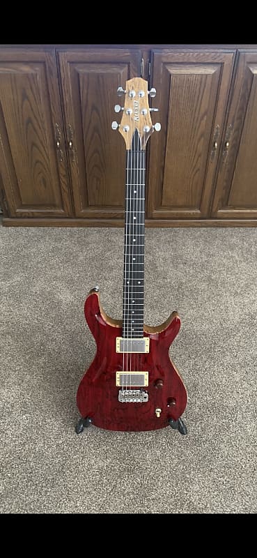 Kiesel CT6 2023 - Deep Wine Red spalted maple top | Reverb