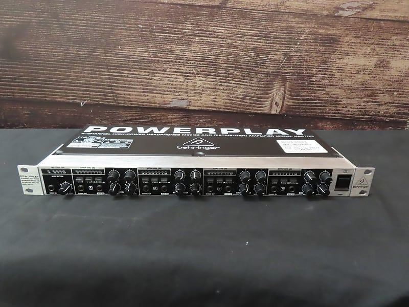 Behringer HA4700 4-CHANNEL HEADPHONE AMPLIFIER Headphone | Reverb