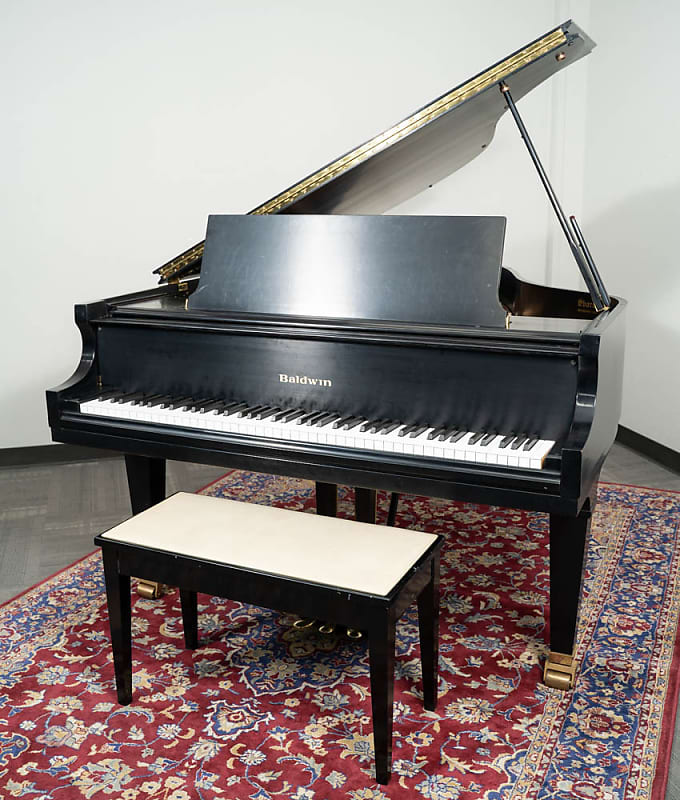 Baldwin 5'8" Model R Grand Piano | Satin Ebony | SN: 333070 | Reverb
