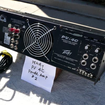 Peavey PV-4C 250W x 2 Professional Stereo Power Amplifier - | Reverb