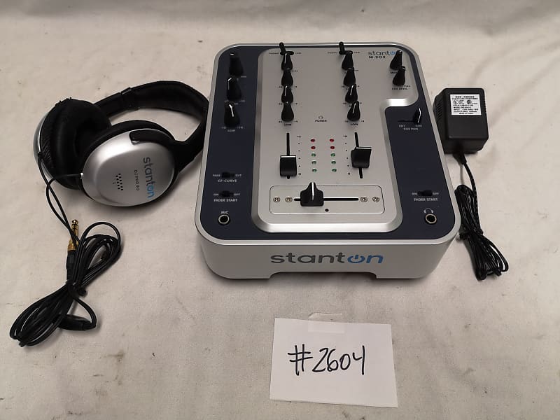 Stanton M.202 2-Channel Professional DJ Mixer & Stanton PRO | Reverb