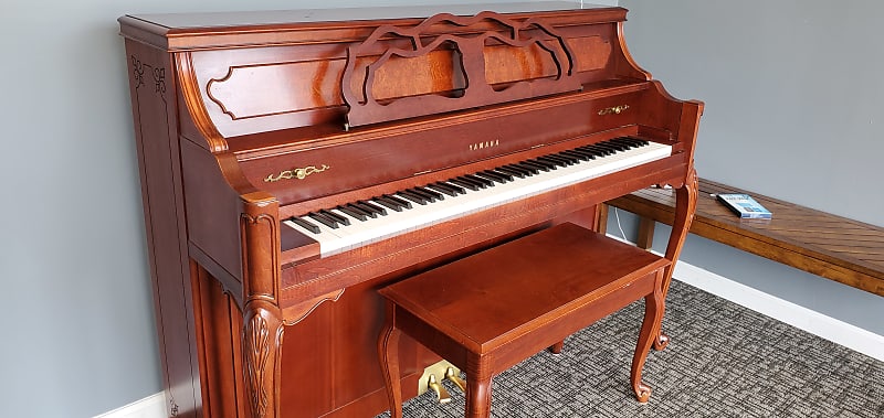 Yamaha M500 PDC 44.5" Console Upright Piano Mfg 2002 in USA | Reverb