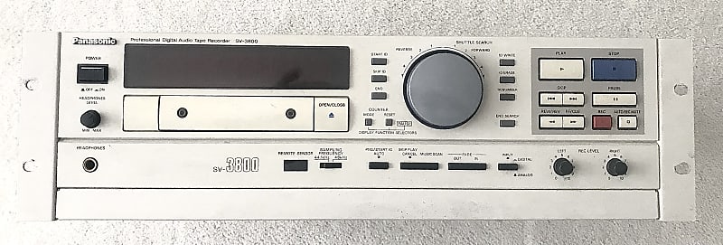 Panasonic SV - 3800 DAT machine | Reverb