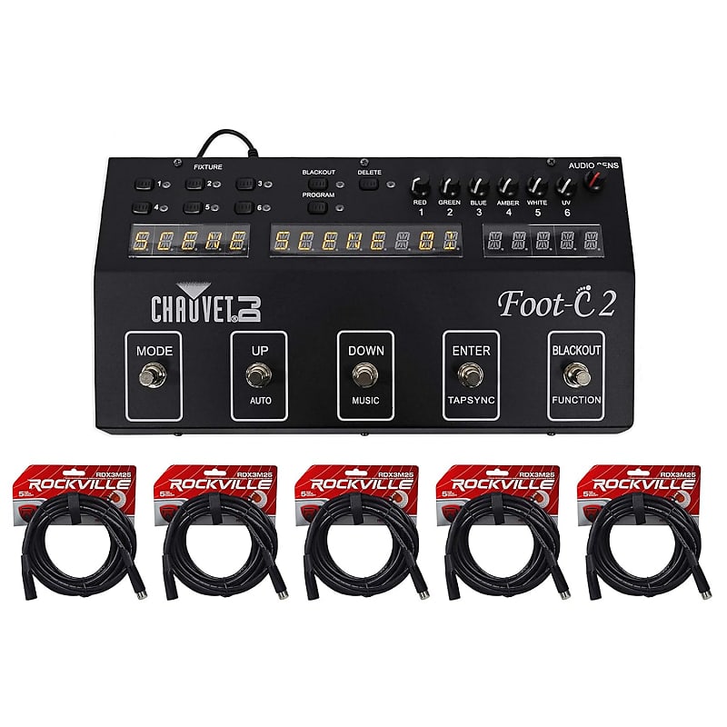 Foot C-2 36-Channel Dmx Foot Controller W/Midi Input | Reverb