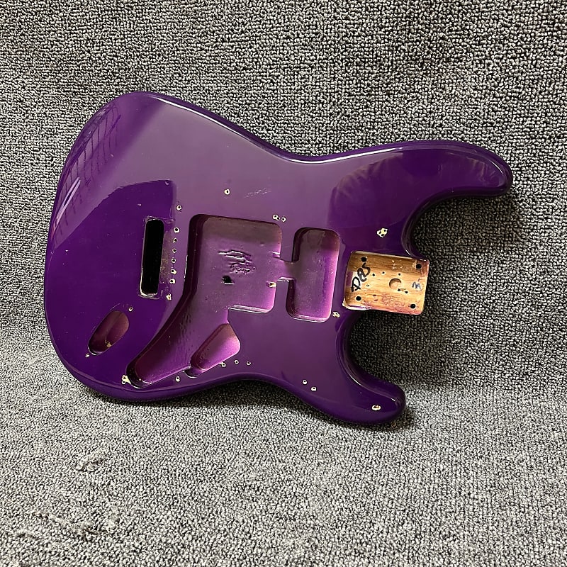 Strat-Style Guitar Body Purple Gloss | Reverb