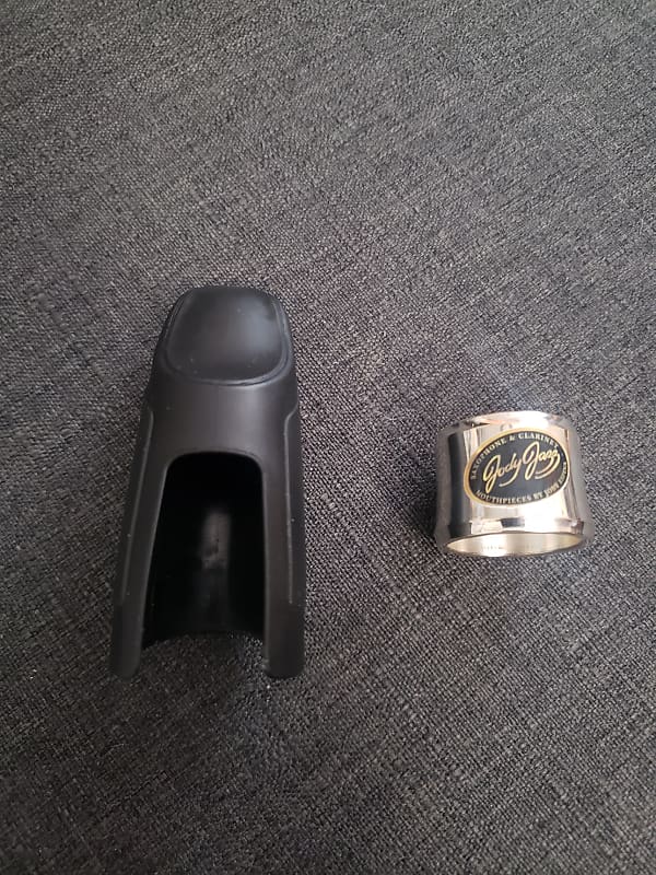 JodyJazz Power Ring MA1S Silver Saxophone Ligature | Reverb