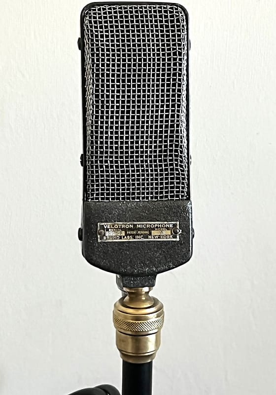 Vintage 1930's BRUNO LABS VELOTRON Model A RIBBON MICROPHONE | Reverb