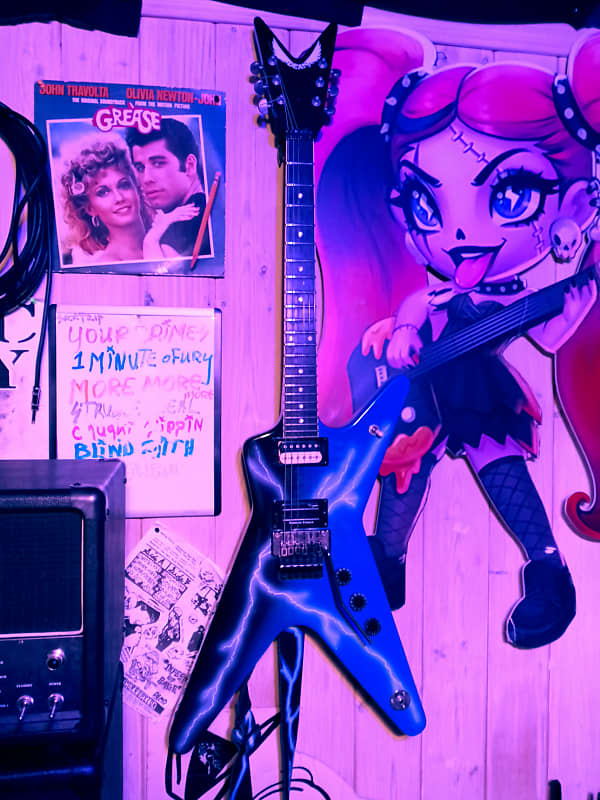 Dean Dime From Hell 2010 Blue And Black | Reverb